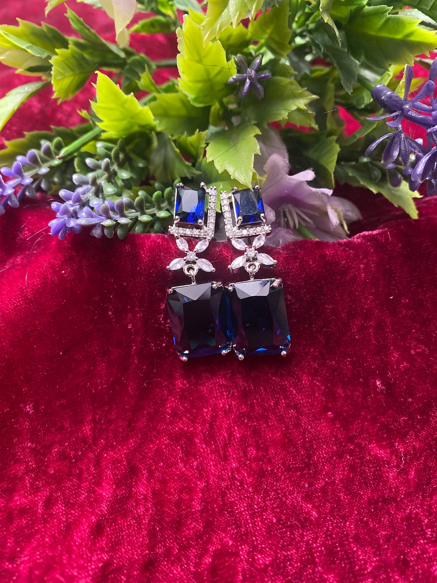 Silver AD Ink Blue Earring / CKC Jewels – Studio CKC